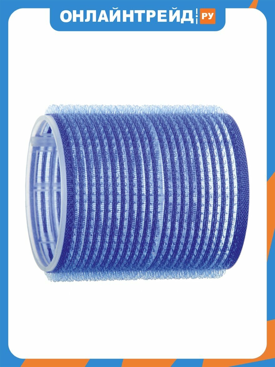 Бигуди-липучки Dewal Professional DEWAL d52 мм, 6 шт (синие)