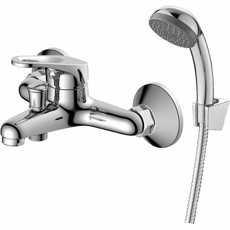 Смеситель для ванны Decoroom DR21 DR21035 хром, рычажное управление, латунь