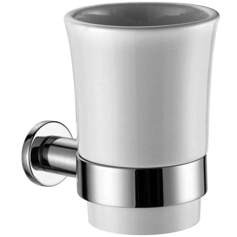 Стакан для зубных щеток Azario Forny AZ-88306 Хром