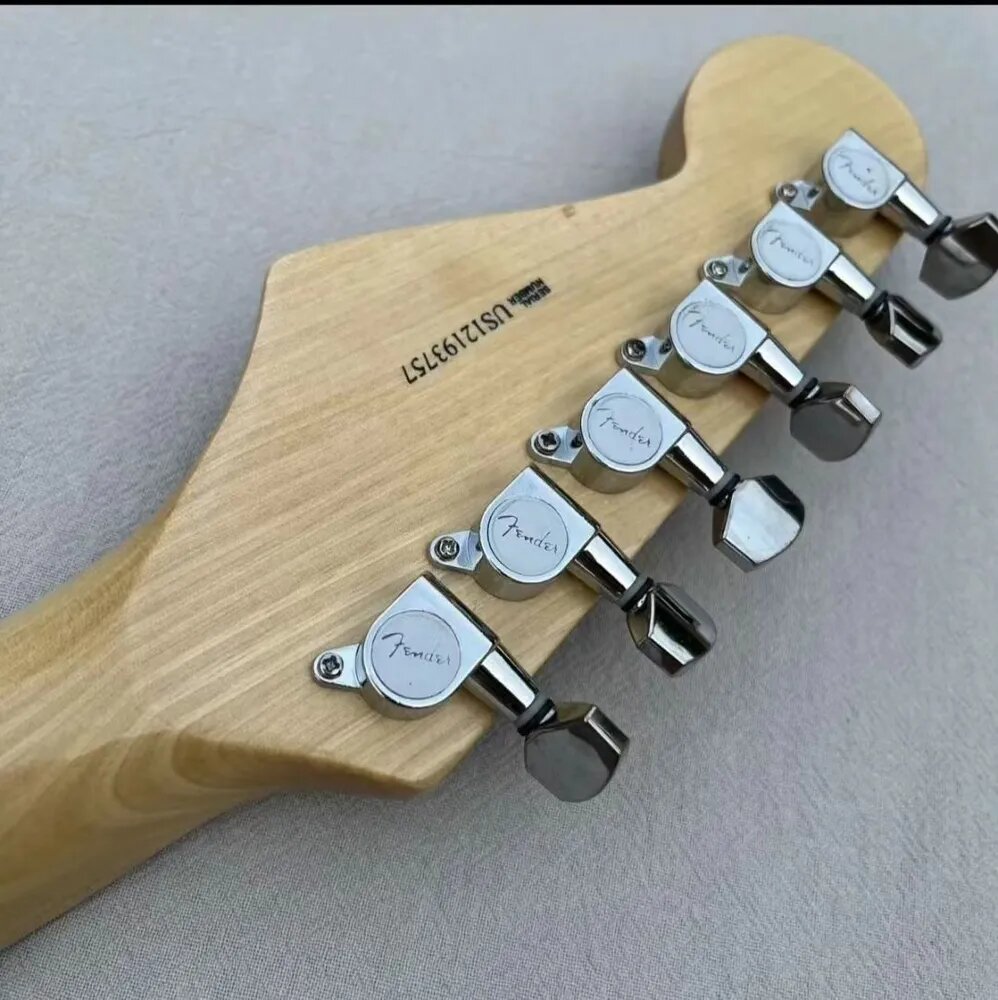 Итарные тюнеры Fender MachineHeads 6Rс полностыю закрытой ручкой, металлические колки для электро-гитары Stratocaster Telecaster