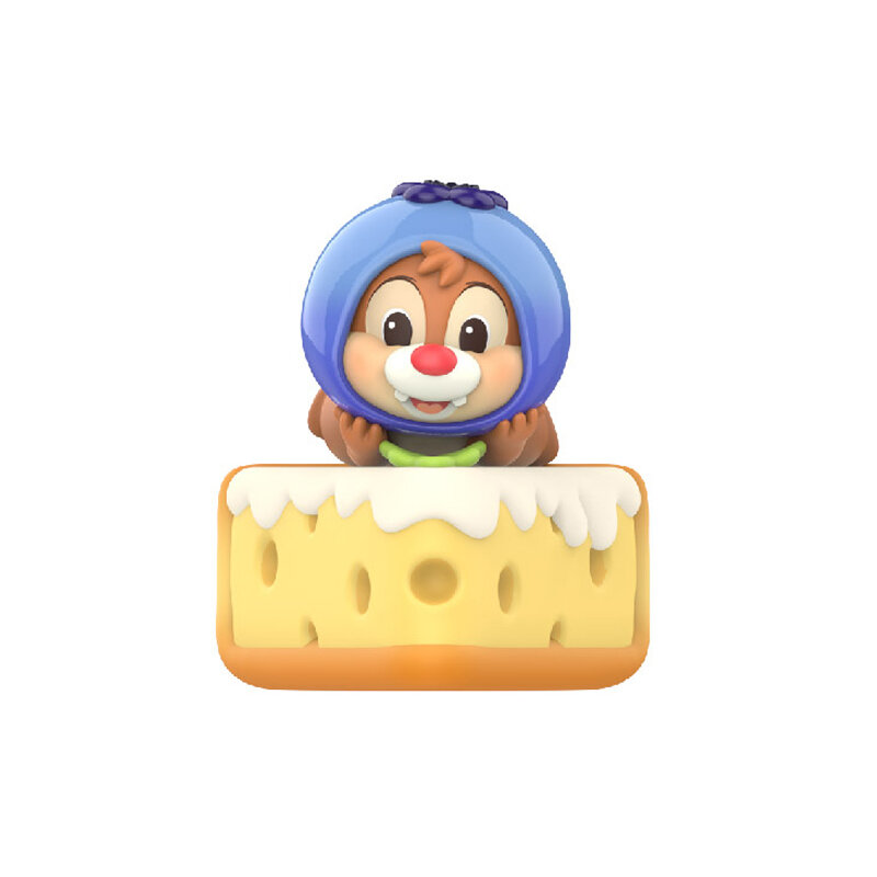 TOP TOY Чип и Дейл Набор Коллекционных Фигурок в Коробке, Confirmed Style-Blueberry Cheese-Dale (Open and Ready to Eat)