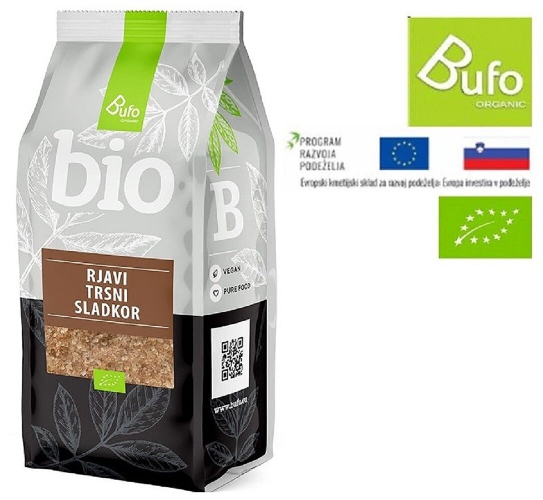 Сахар Демерара тростниковый коричневый Bufo 500г
