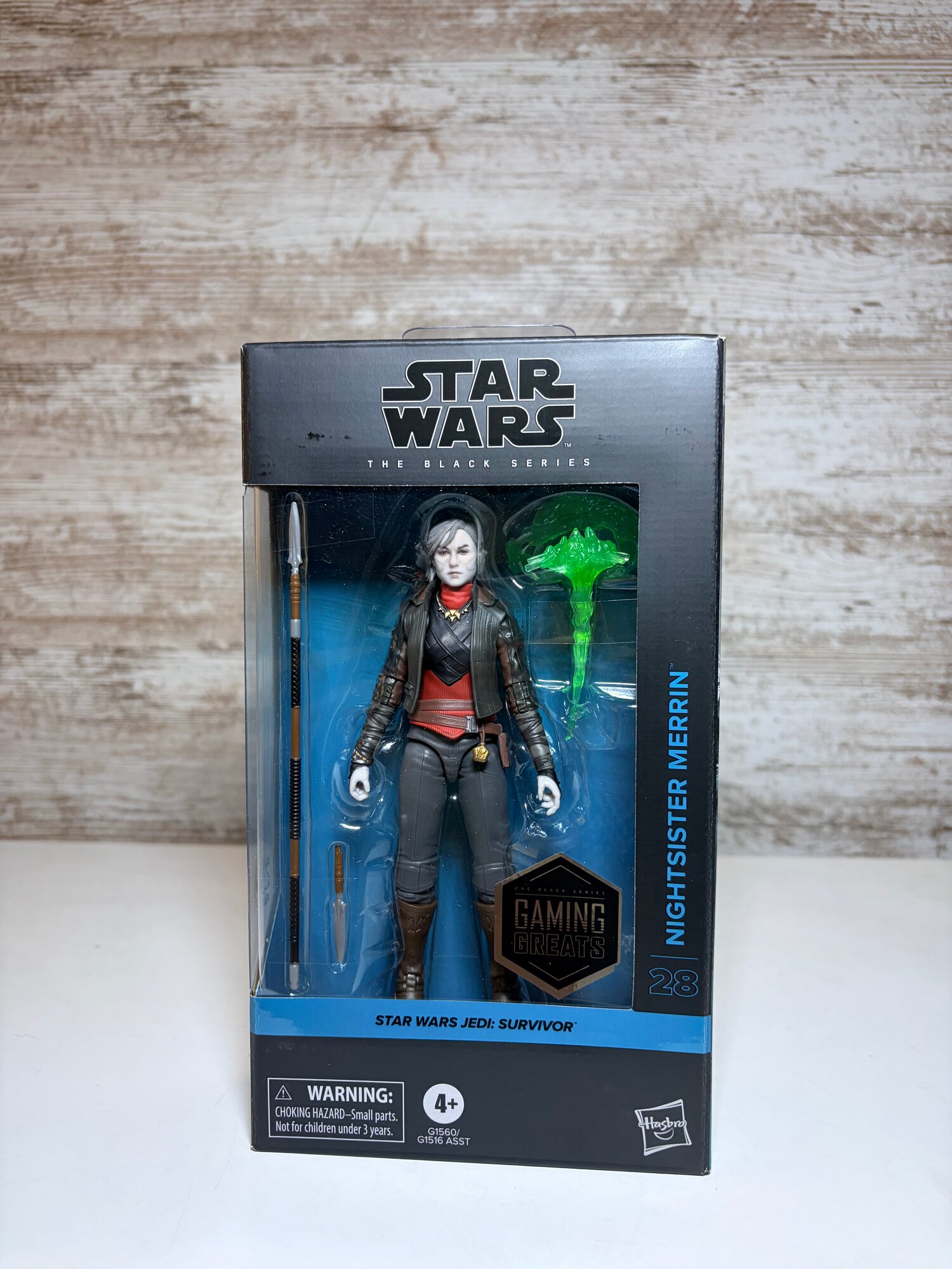 Фигурка Nightsister Merrin Gaming Greats Star Wars The Black Series, 16 см, Hasbro