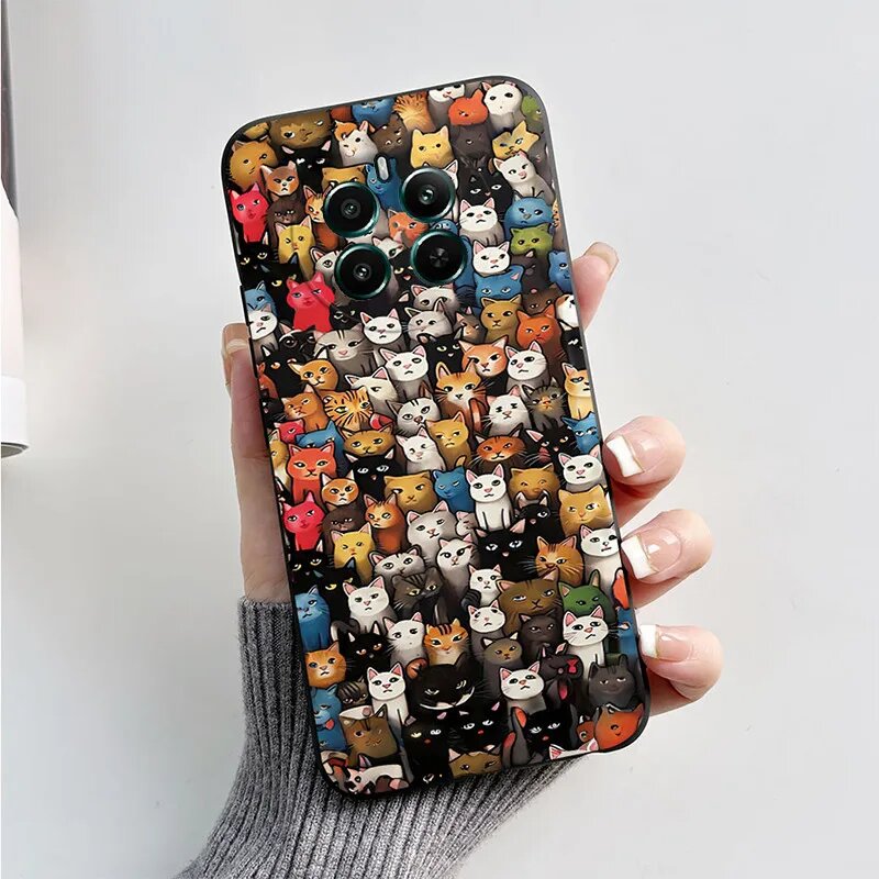 Чехол для Realme 12 Plus чехол Cover Realme 12 + Pro Plus 5G Funda HEI-TGHEI0203, For Realme12 5G