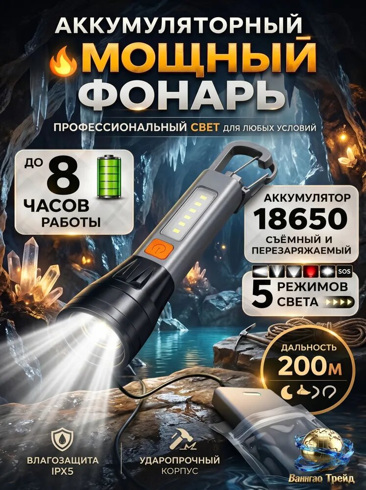 Фонарь-прожектор