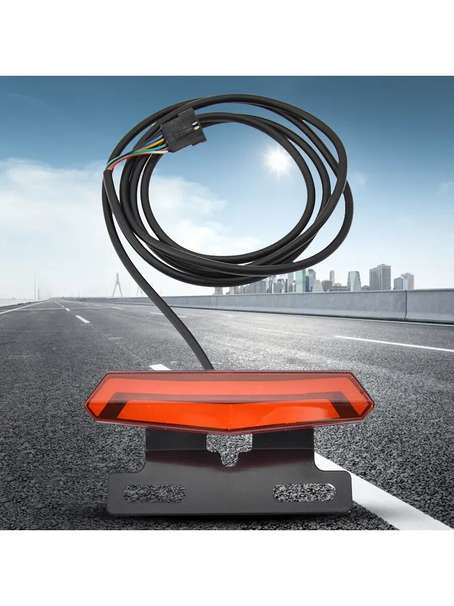 LED Ebike задняя сигнальная лампа с тормозом и поворотом — фото 1