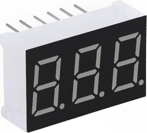 Дисплей WENRUN LTD036BAG-101A-02 LED 7-сегментный 9,14мм 0,36" II. зн 3 зеленый 4,8мкд 1шт