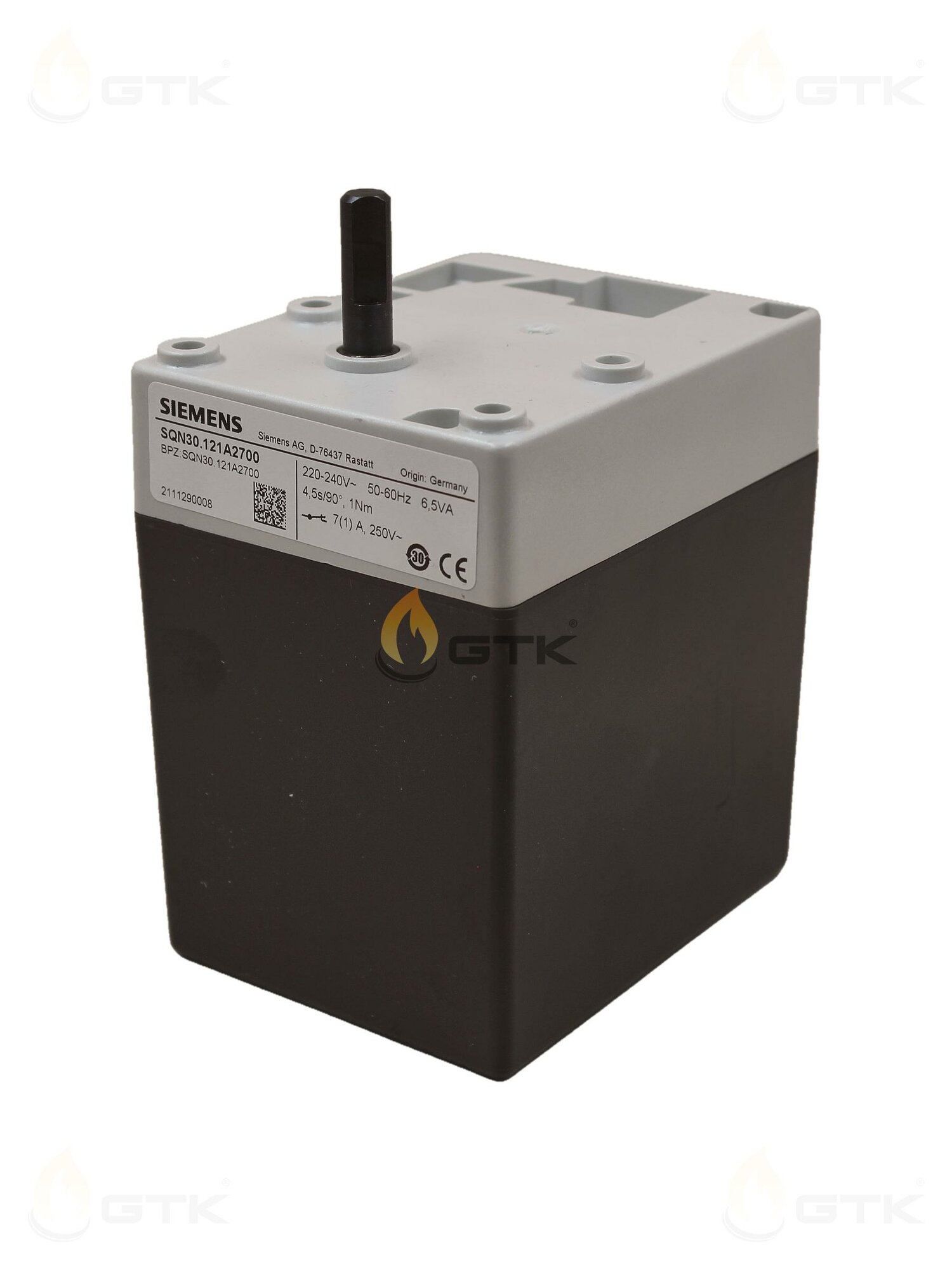 Сервопривод Siemens SQN30.121A2700 1Нм 220В IP40, BPZ: SQN30.121A2700