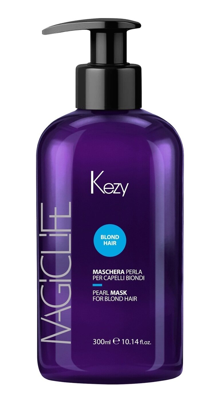 KEZY. Жемчужная оттеночная маска для светлых волос профессиональная Pearl mask for blond hair MAGIC LIFE BLOND HAIR 300 мл