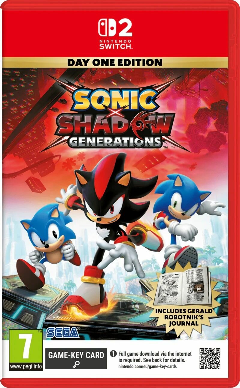 Игра Sonic X Shadow Generations - Day One Edition (Nintendo Switch 2, Русские субтитры)