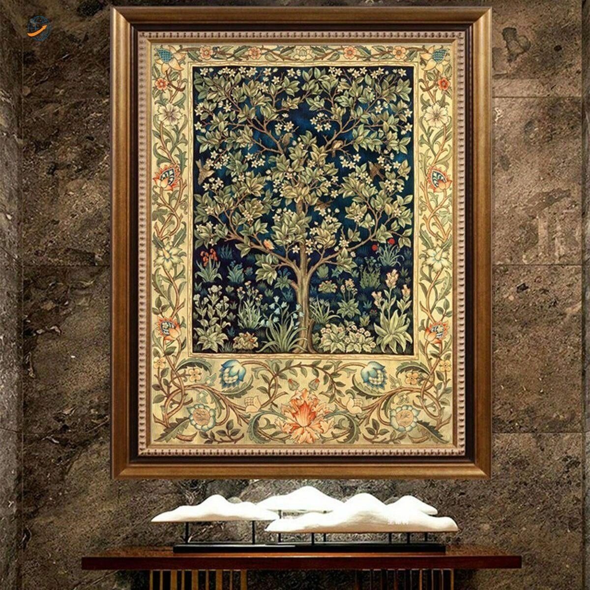 Набор для вышивания крестом Уильям Моррис,35*50cm,11CT 3нити-wangjinghao