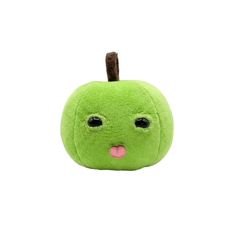 Плюшевый брелок Fruit красный зелёный Зеленый, Green