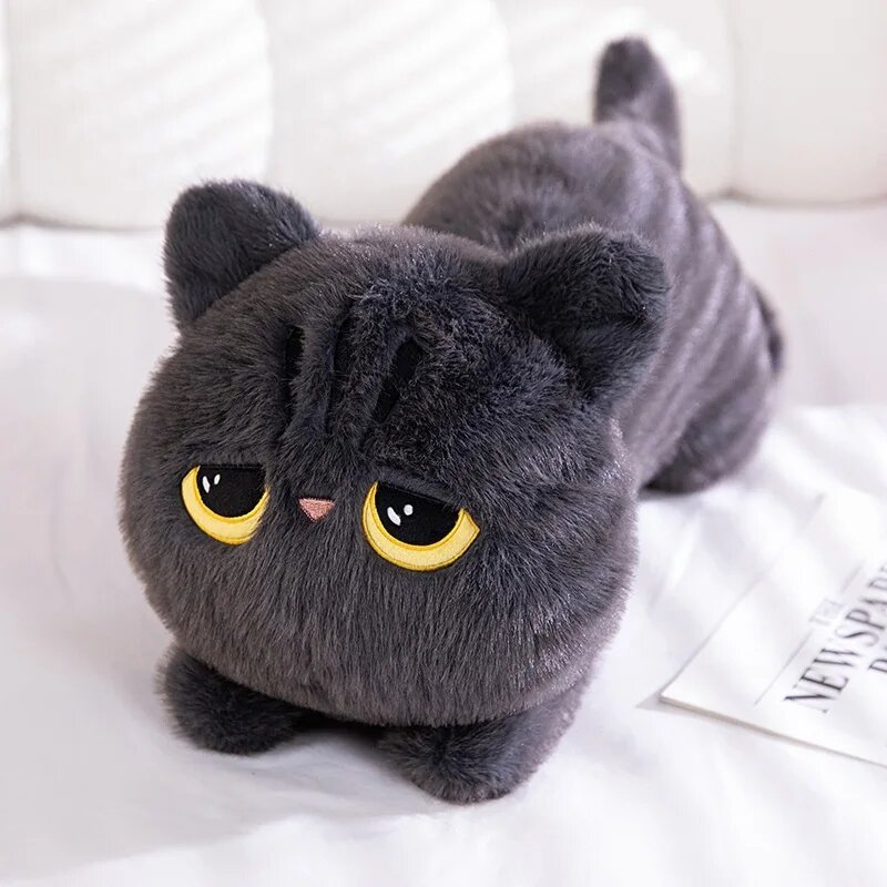 Большая Плюшевая Игрушка Черная Кошка 50 См B 45CM