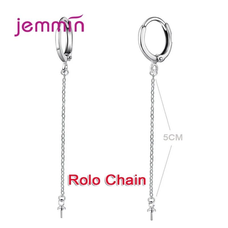 Комплект для изготовления бижутерии Jemmin из стерлингового серебра 925 Rolo Chain
