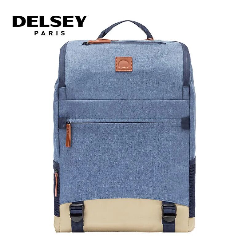 Delsey Рюкзак DELSEY 00001560002, для ноутбука, полиэстер, синий, 43x31x12 см