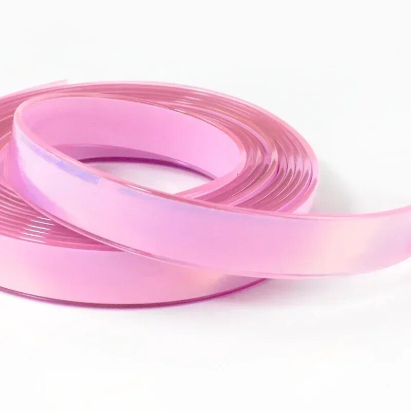 Силиконовые кожаные шнуры Meetee 12 мм Розовый, DarkPink, 12mm-3Meters