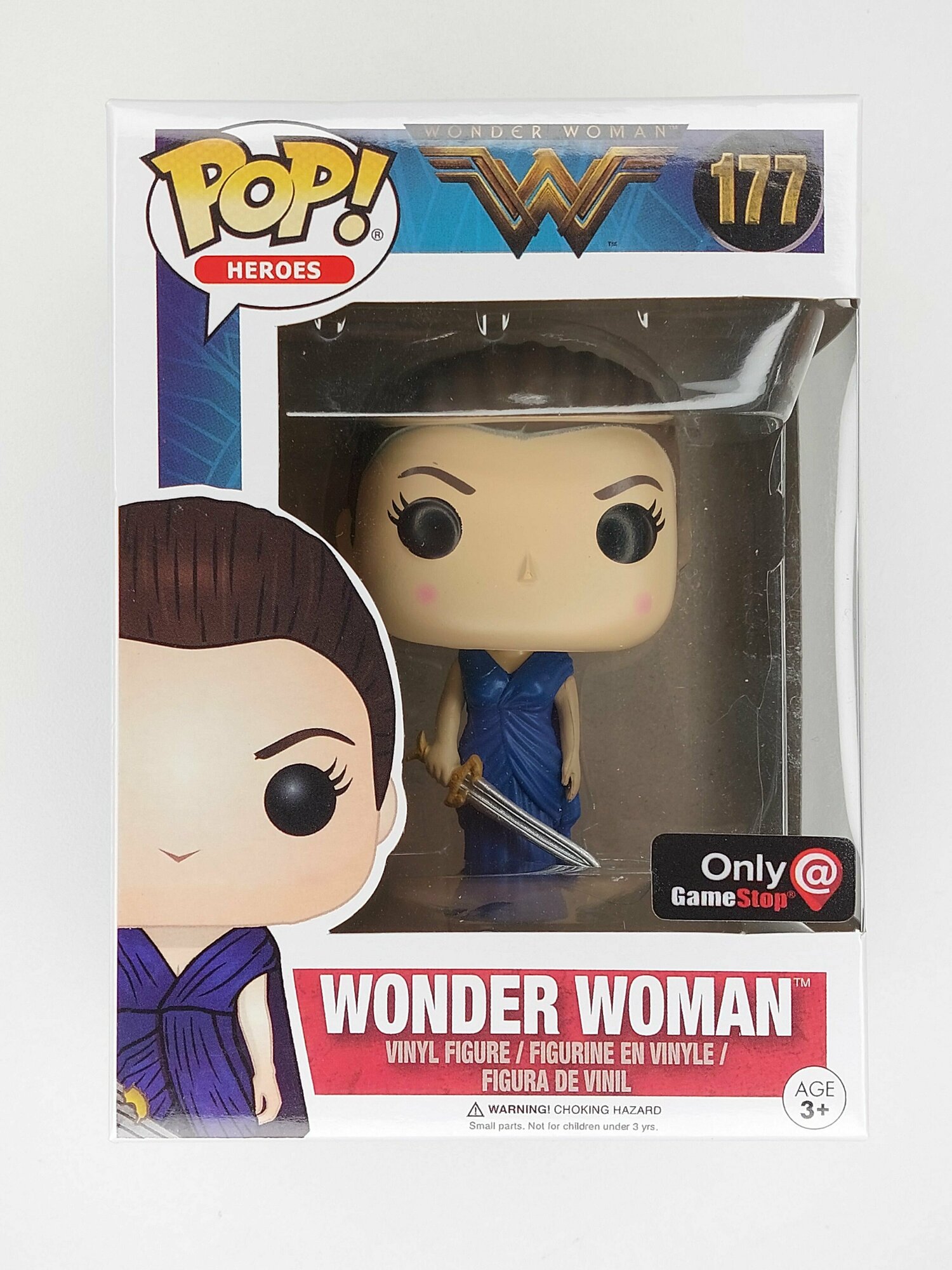 Фигурка Чудо-женщина в Синем платье (Wonder Woman Blue Dress из фильма Чудо-женщина ДС Комикс 177