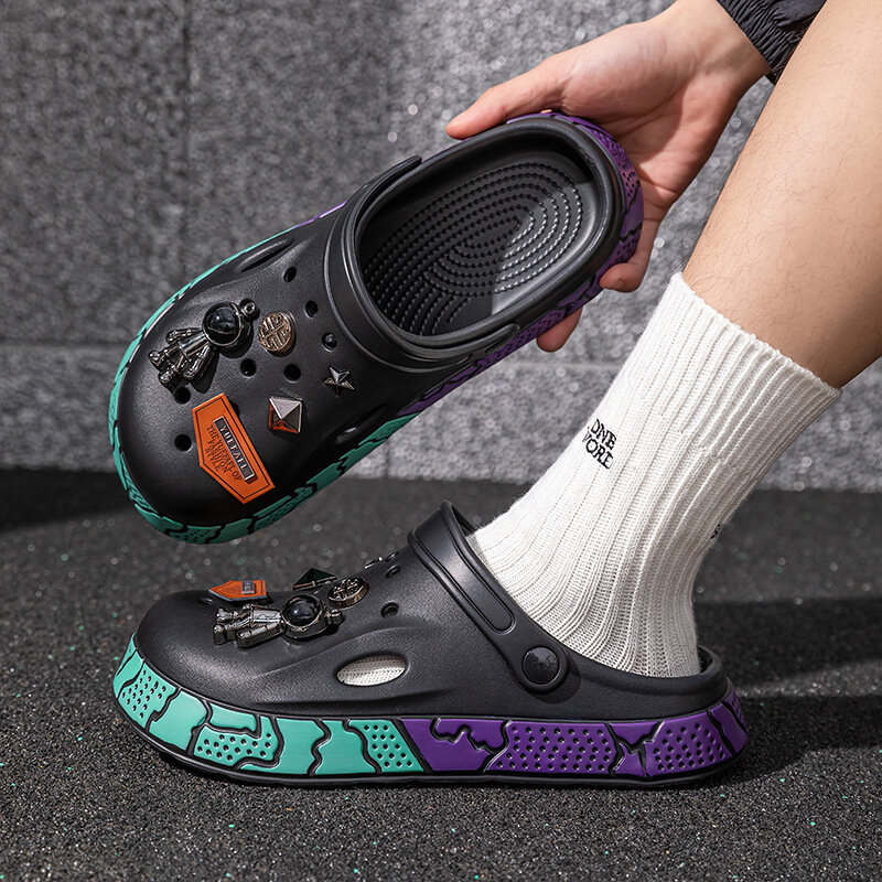 Сабо, EVA, летние, нескользящая подошва, унисекс, размер RU37-38/EU38-39