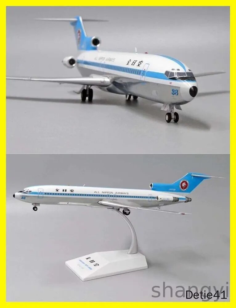 Ретро Модель самолета JC Wings 1:200 Boeing 727-200 All Nippon Airways (ANA) JA8338, классический трехдвигательный