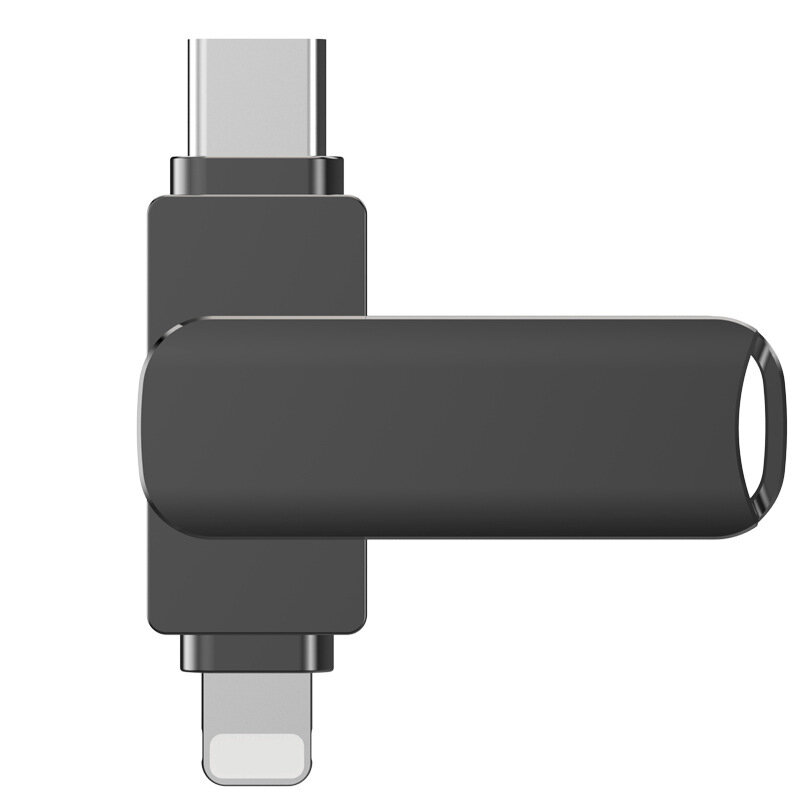 USB-флешка Type-C 512 ГБ — черный, совместимая с iPhone, Android, ПК, высокоскоростная передача данных