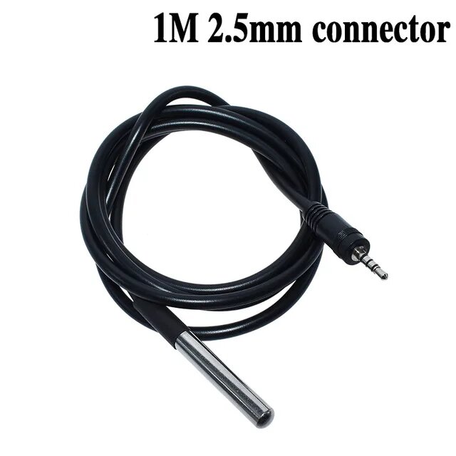 Датчик температуры EQV DS1820 из нержавеющей стали 1M-2.5MM