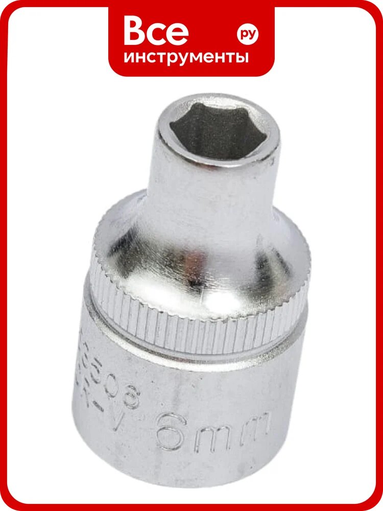 Головка 3/8", 6 гранная, 6 мм FORCE 53506