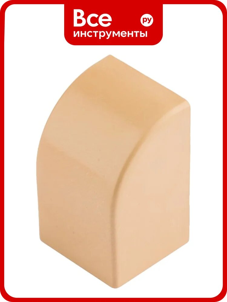 Заглушка EKF Plast PROxima, 40х25, 4 шт, под светлое дерево ecl-40-25x4