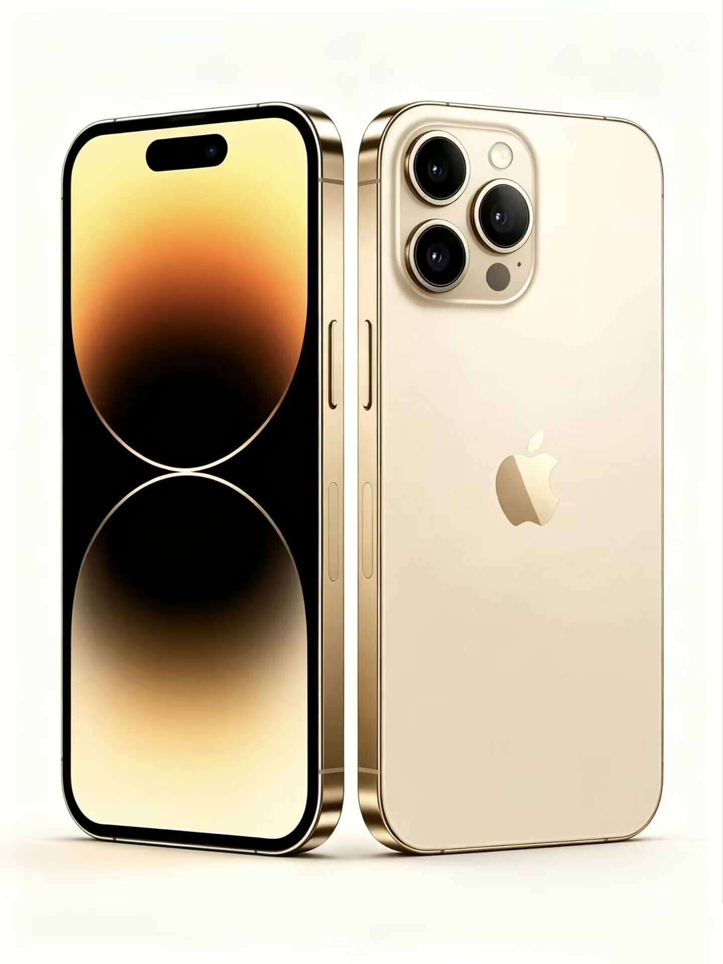 (Официальная гарантия) Смартфон Оригинал Apple iPhone 14 Pro золотистый, 6,1", OLED, 12 ГБ/128ГБ, 5G, NFC, без RuStore