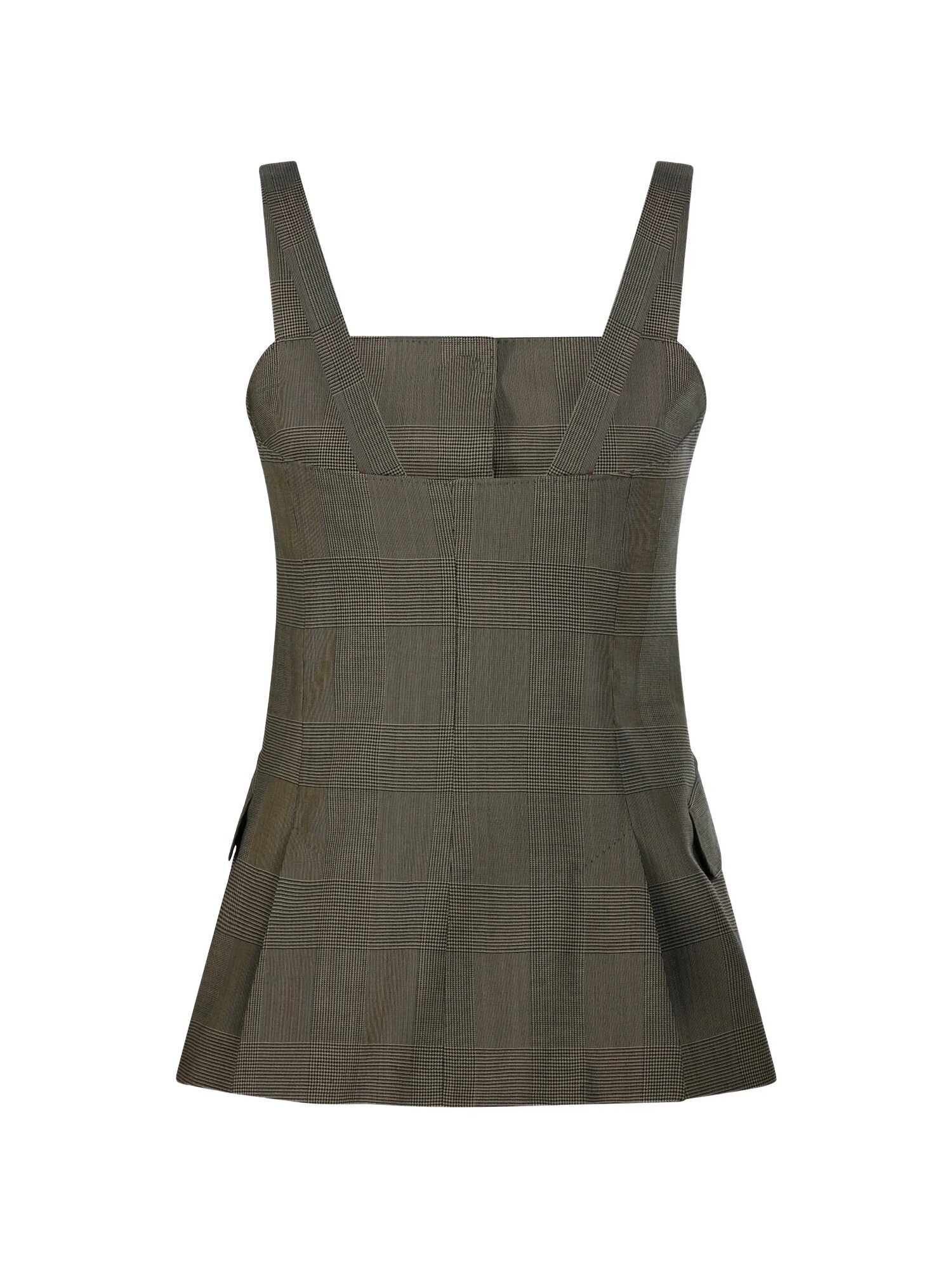 Топ Max Mara Bacca check-pattern button-front top, размер 38 — фото 1