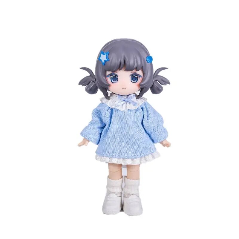 Комплект одежды для кукол myfun 1/12 Y04-blue