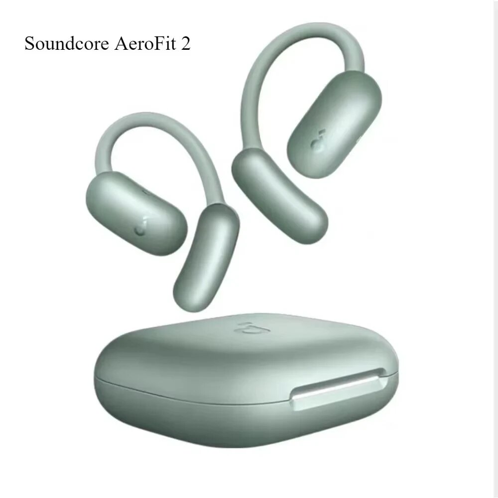 Soundcore AeroFit 2, зеленые беспроводные наушники