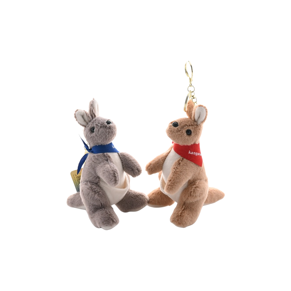 BABY PODS Серый хаки Снуд KANGAROO Брелок Плюшевые брелки 14 см Длина тела