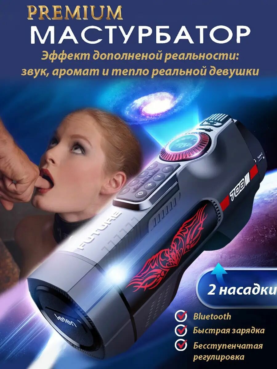 Мастурбатор для мужчины Leten Thunderstorm 708 III со сменными насадками