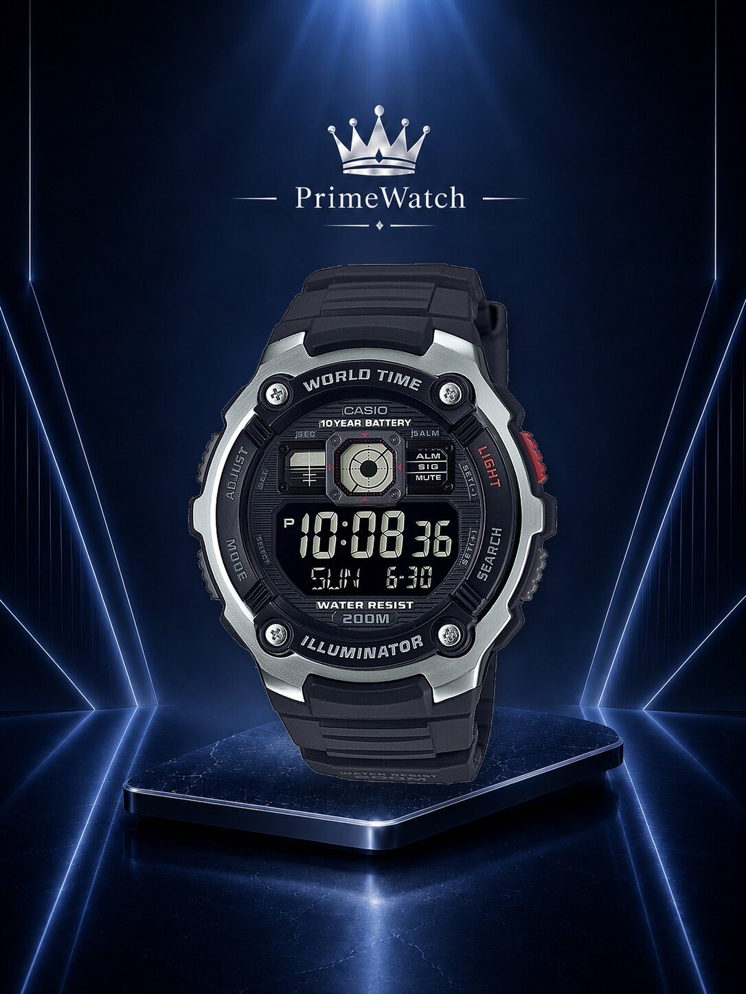 Наручные часы CASIO Collection, черный/серый