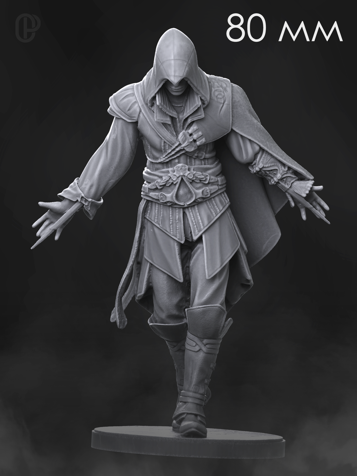 Миниатюра Ezio Auditore / Assassin's Creed - Видеоигры (80мм)