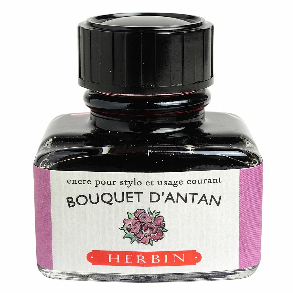 Чернила в банке Herbin, 30 мл, Bouquet d'antan Букет былого