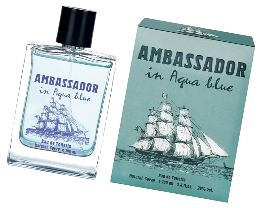Parfums Genty Ambassador In Aqua Blue 100 мл мужская туалетная вода - Амбассадор Ин Аква Блю