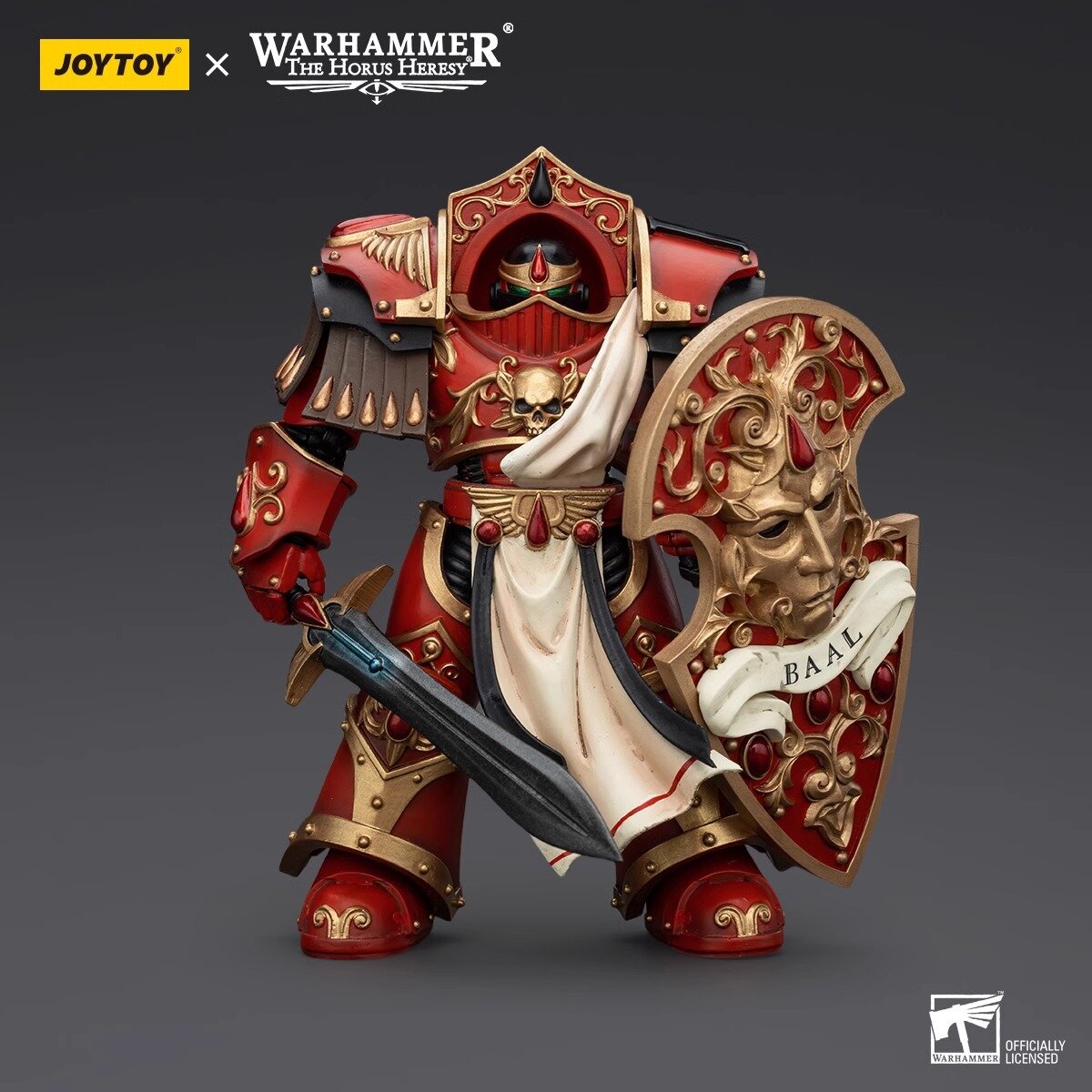 JOYTOY Dark Source Warhammer Horus Heresy Holy Blood Scarlet Paladin 1:18 подвижная модель солдата фигурка