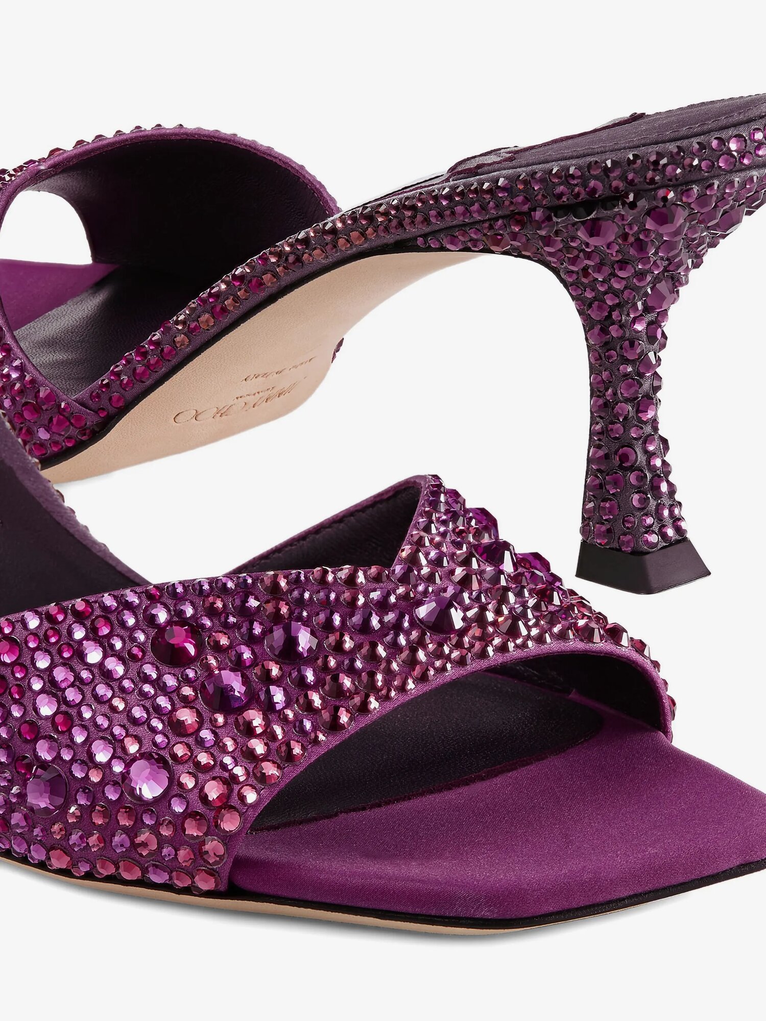 Мюли JIMMY CHOO Skye 70, размер 38,5, purple — фото 1