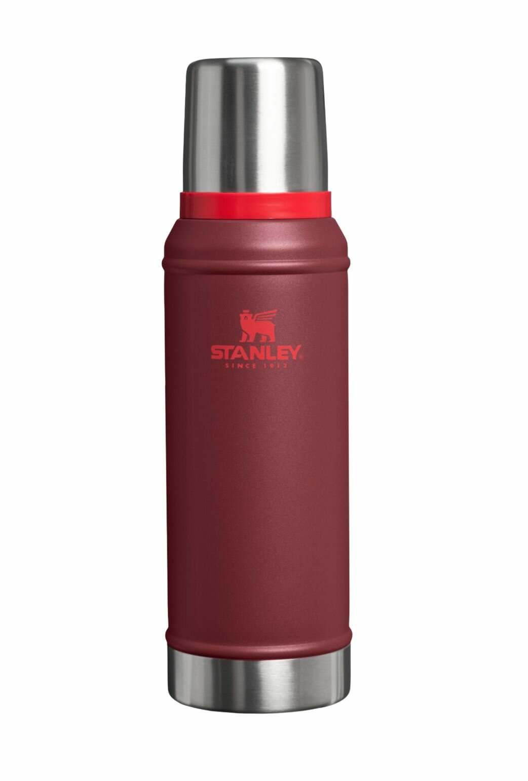 Термос Stanley Classic Legendary Bottle 0.59L без ручки Бордовый 10-11345-040