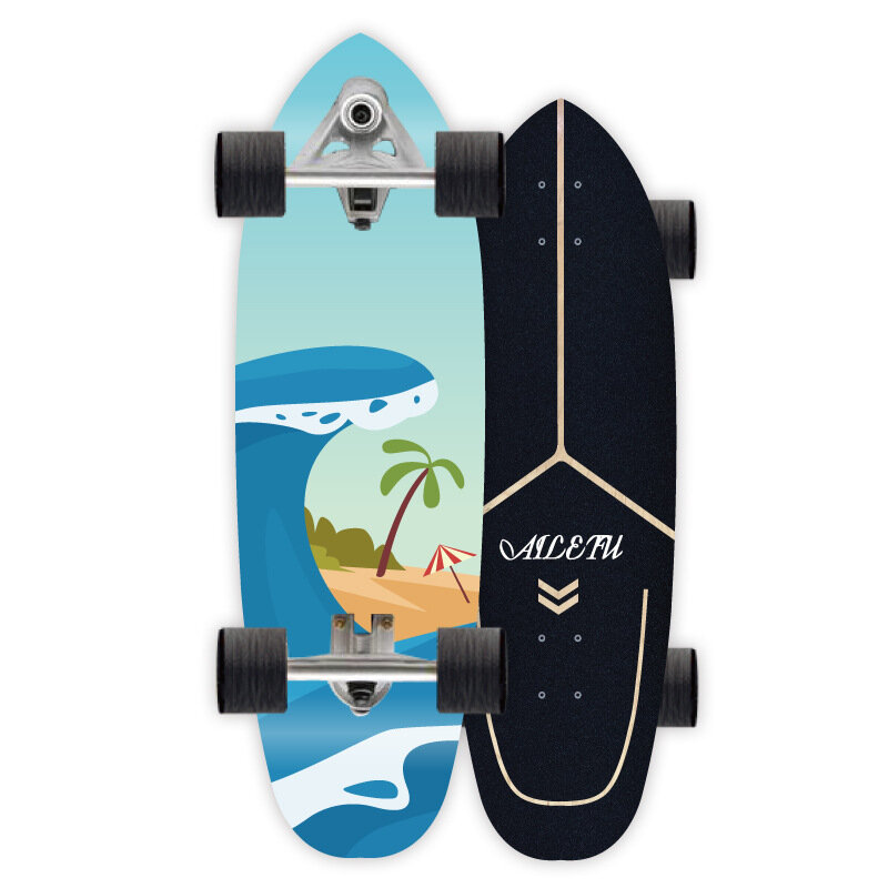 Falcon Beach Land Surfboard 4-колесный уличный тренажер для имитации серфинга на пляже