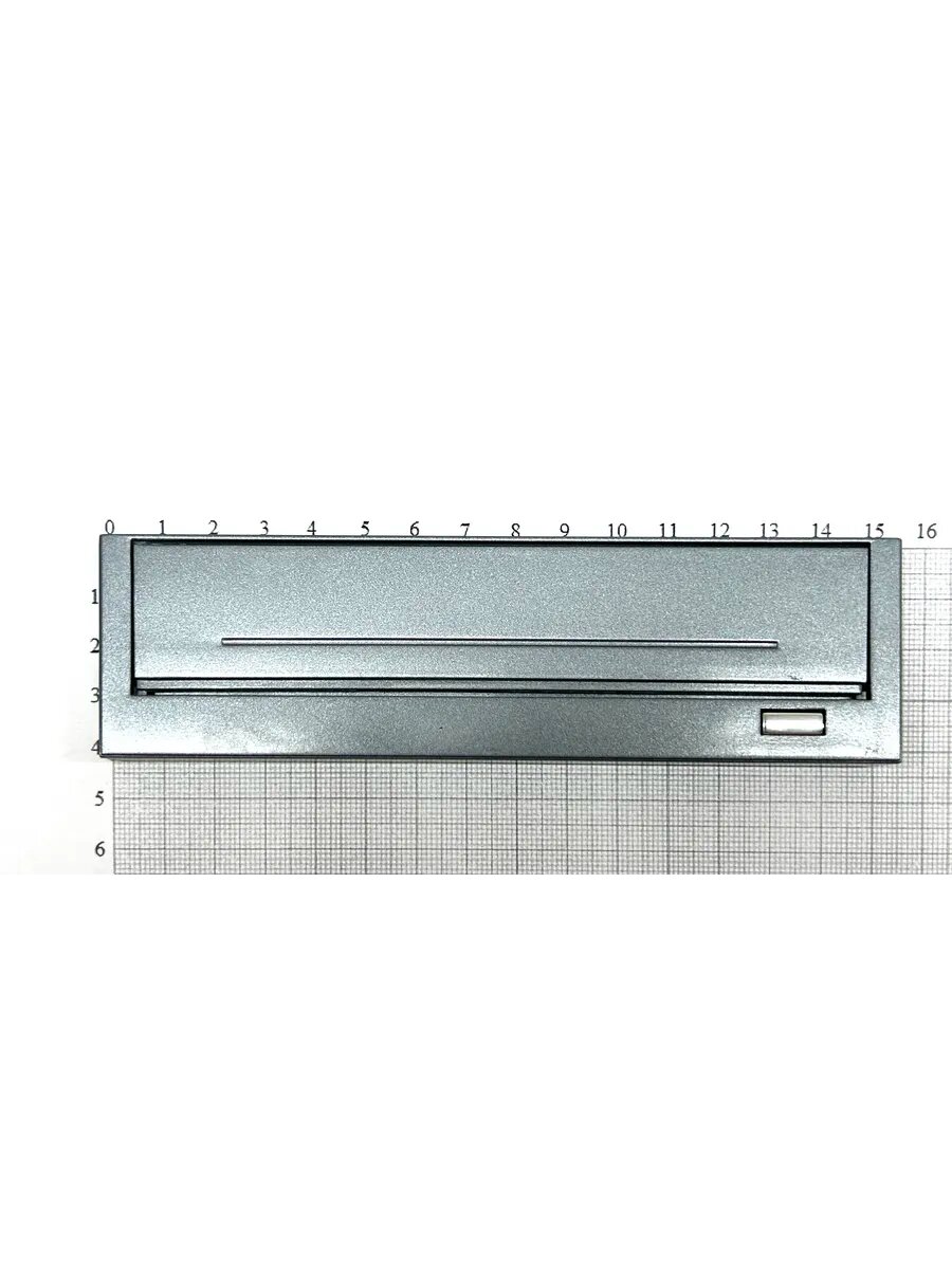 Заглушка в слот 5.25", серая