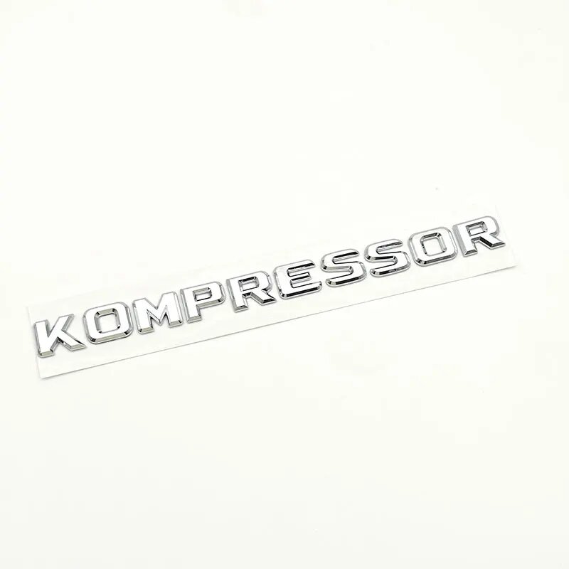 3D-эмблема-наклейка Из АБС-пластика Для Автомобилей Kompressor C200 C260 C300 E2060 E300 Big Chrome
