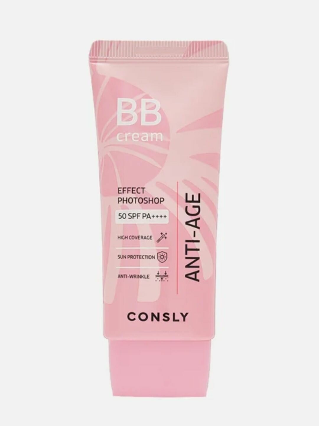 Антивозрастной BB-крем для лица spf 50 pa++++ CONSLY с эффектом фотошопа Натуральный Бежевый