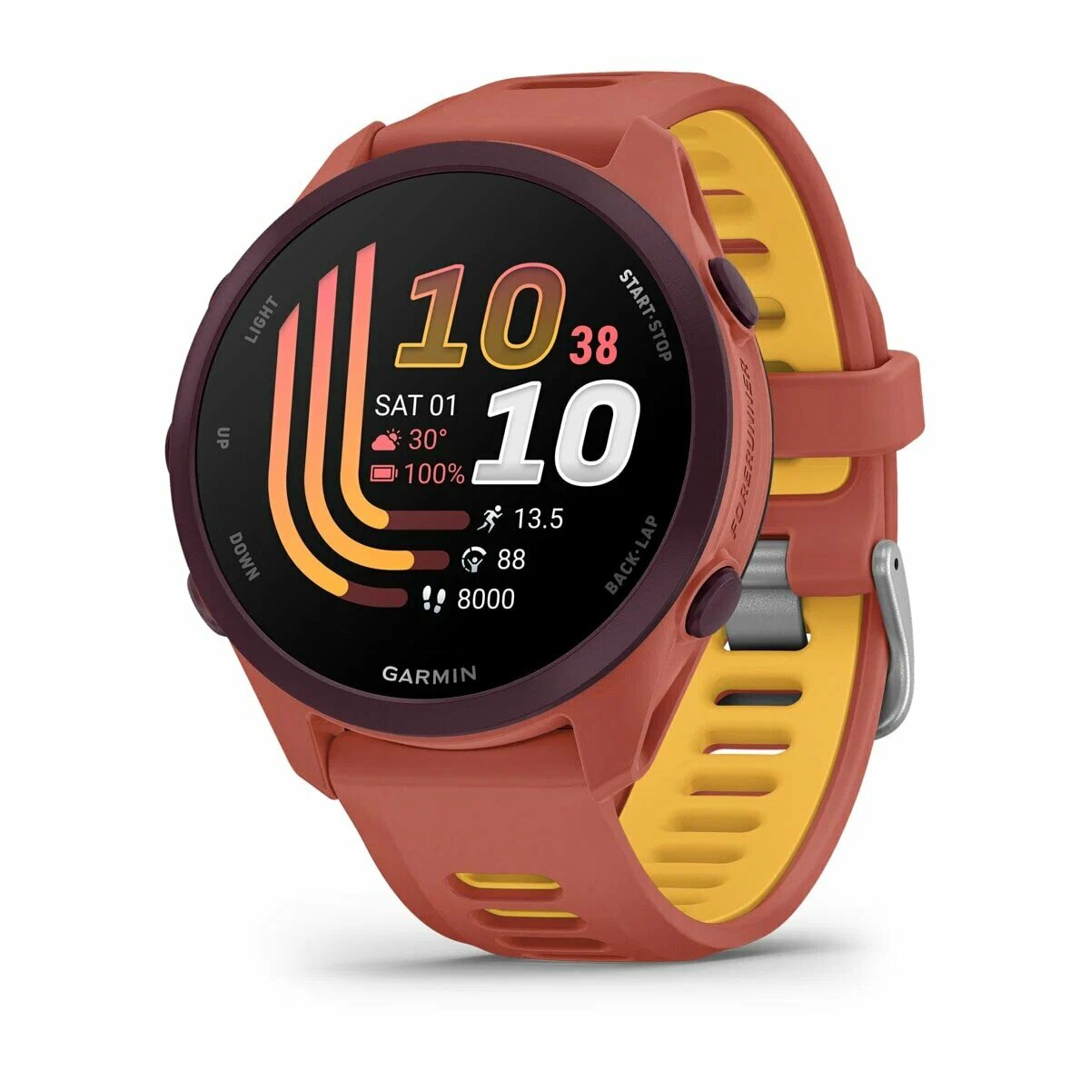 Смарт часы Forerunner 170 – Music Red Pink with Red Pink/Mango Band 43mm 010-03920-01 Global Регион - EU