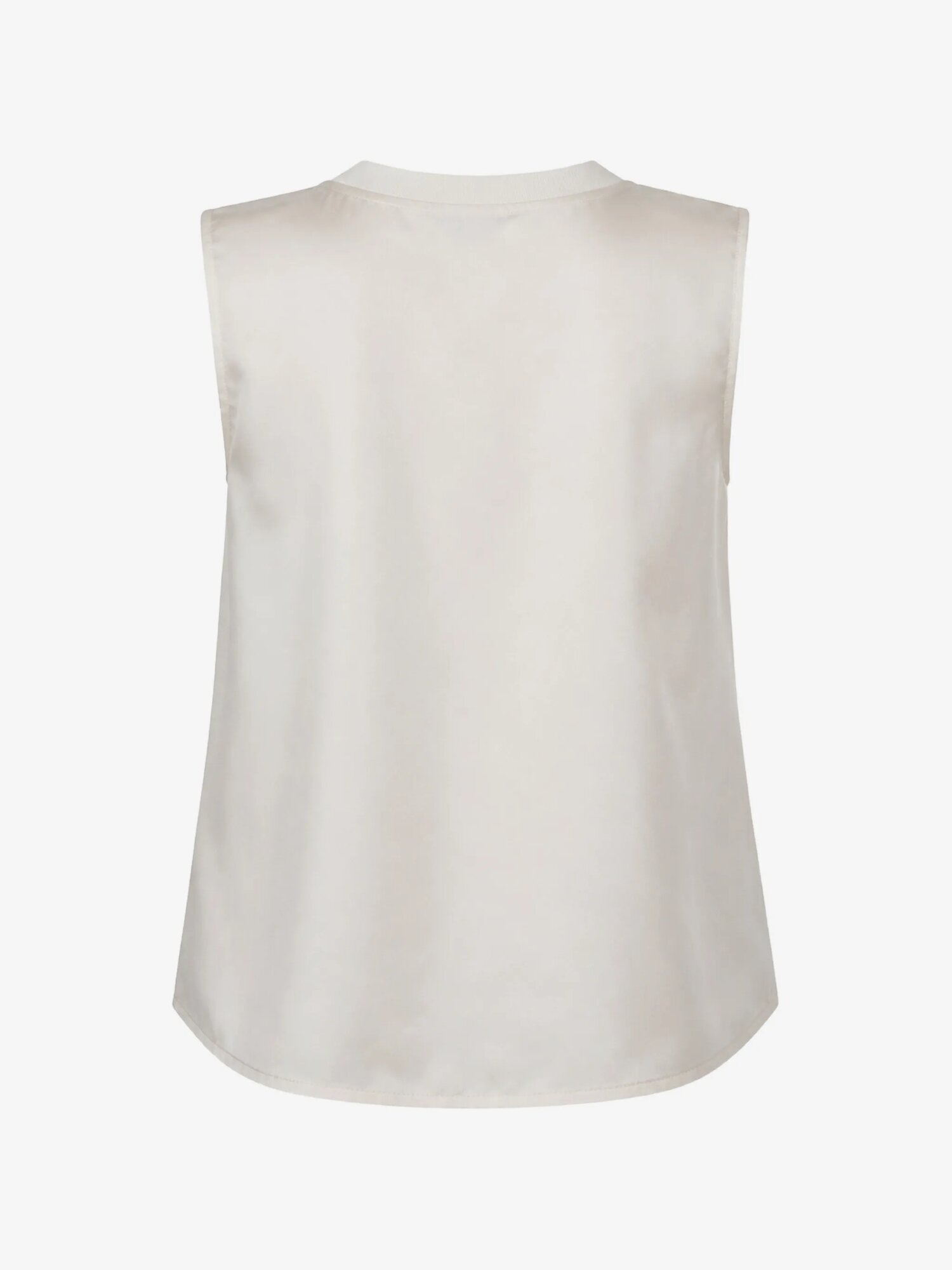 Топ PATRICK ASSARAF Silk crew-neck tank top, размер 40 — фото 1