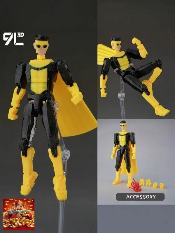 9L3D Фигурка Зловещий Марк из Неуязвимого (Sinister Mark) titan 13 Invincible, 3D-печатная подвижная модель, подарок для фанатов аниме, подарок