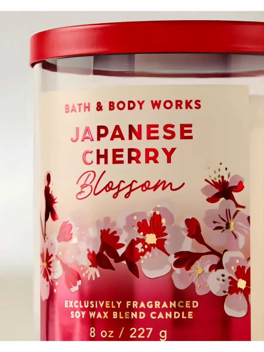 Свеча однафитильная Bath&Body Works Japanese Cherry Blossom