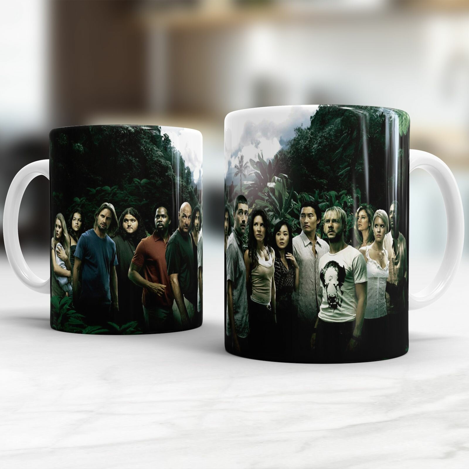 Кружка для чая и кофе с принтом Лост сериал Lost
