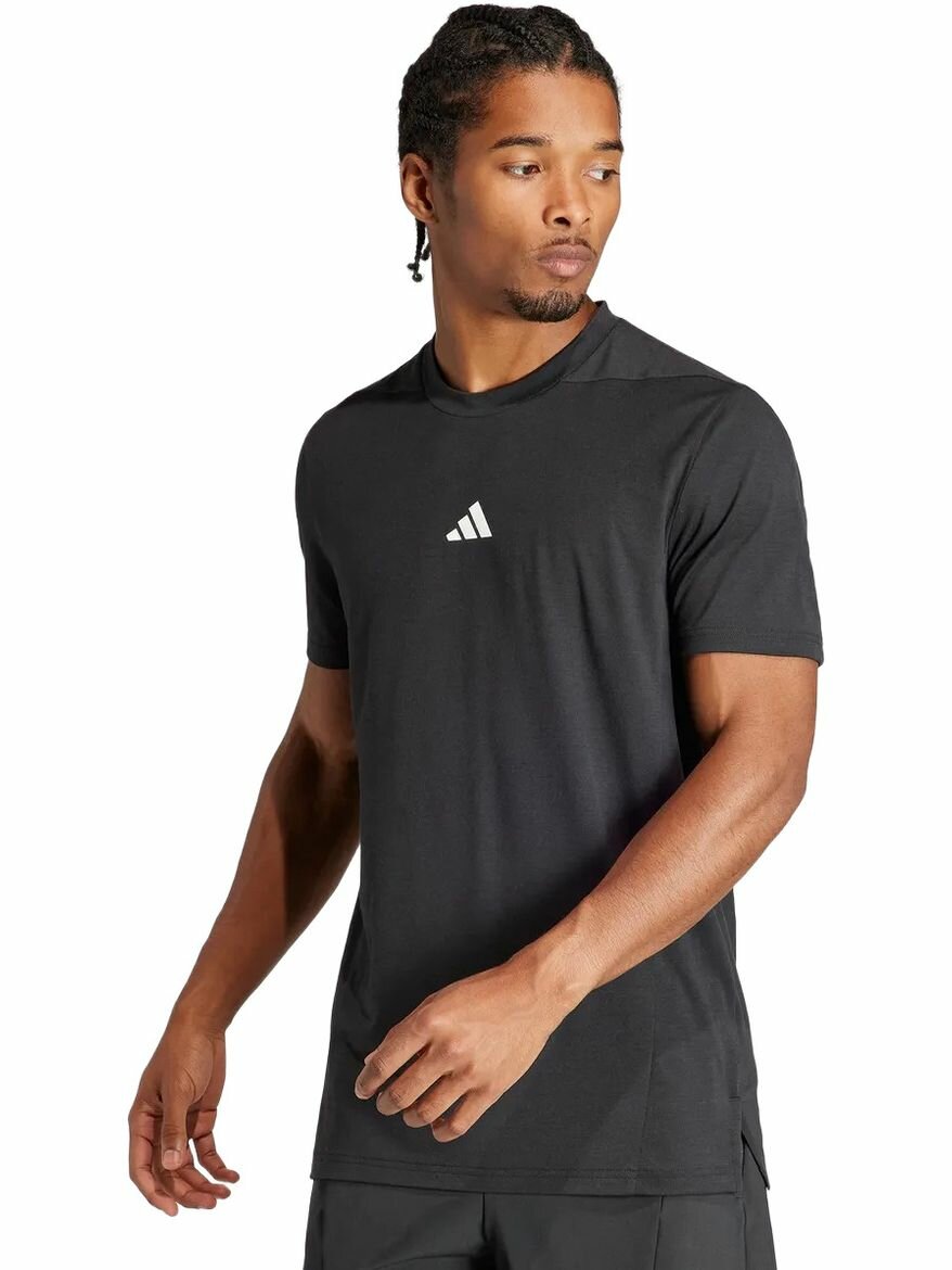 Футболка спортивная adidas Designed for Training Workout Tee, размер S, черный
